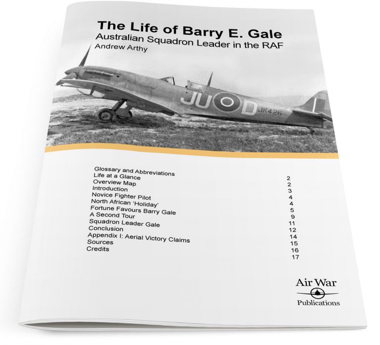 The Life of Barry Gale - Air War Publications
